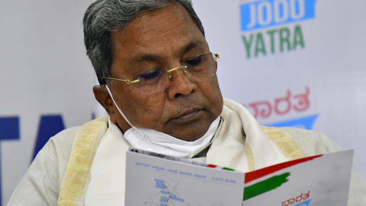BJP leaders dancing on stage while people wait for relief: Siddaramaiah ...
