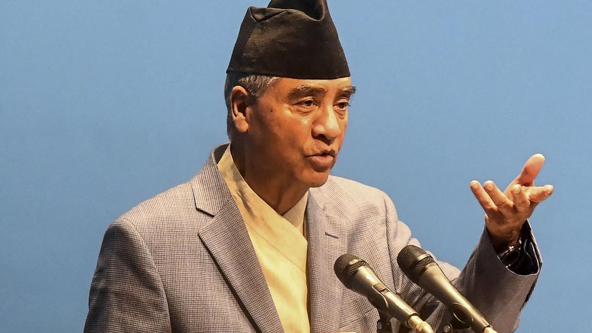 Deuba to visit BJP headquarters - The Hindu