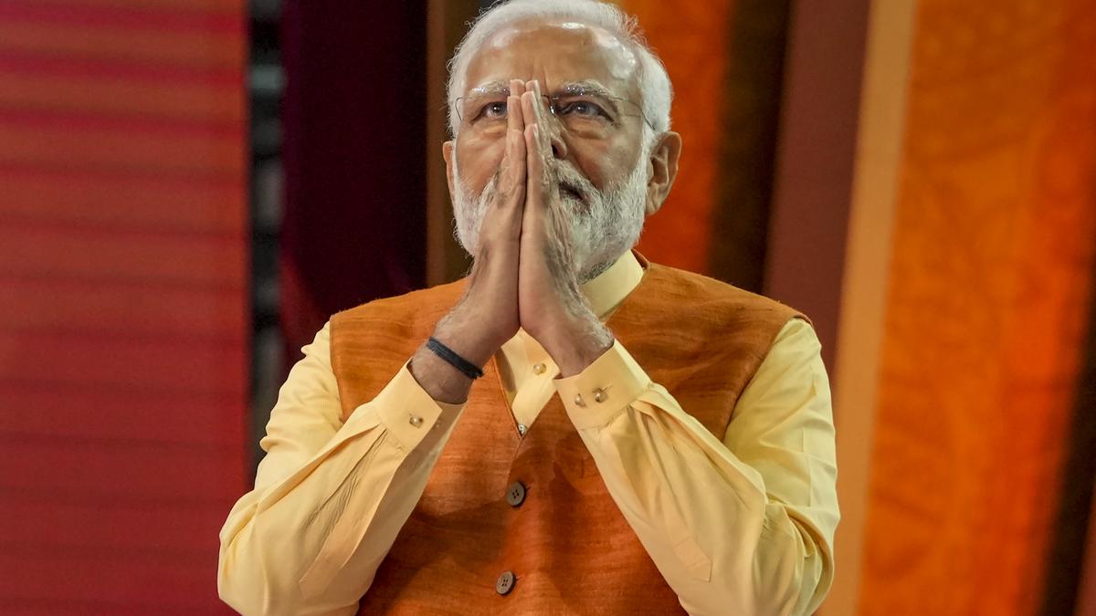 India running on tracks of heritage, development: PM Modi - The Hindu