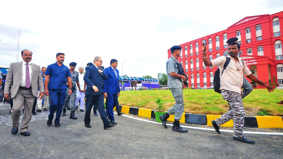 New District Court Complex inaugurated in Ballari - The Hindu