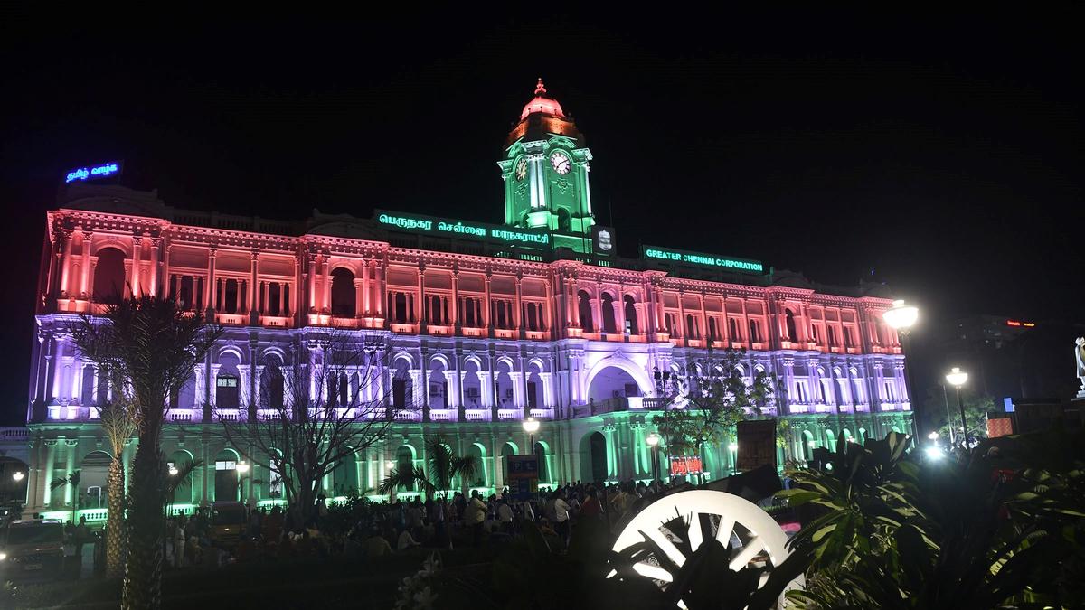 CM inaugurates dynamic lighting of Ripon Buildings - The Hindu