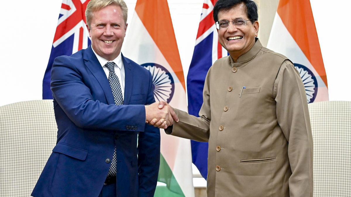 India, New Zealand wind up FTA talks, set to boost trade - The Hindu