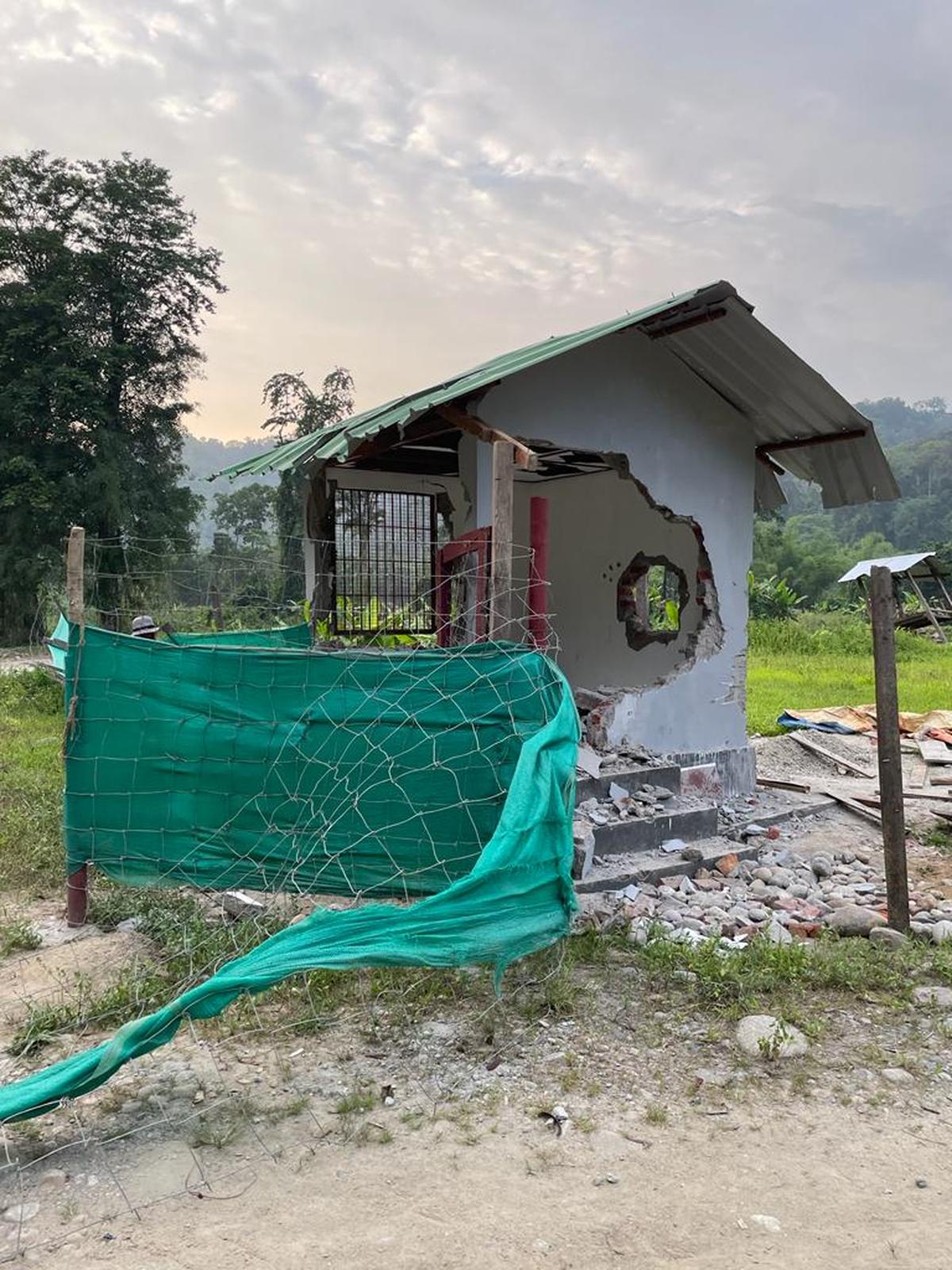 Arunachal Pradesh anti-poaching camp destroyed by mob - The Hindu