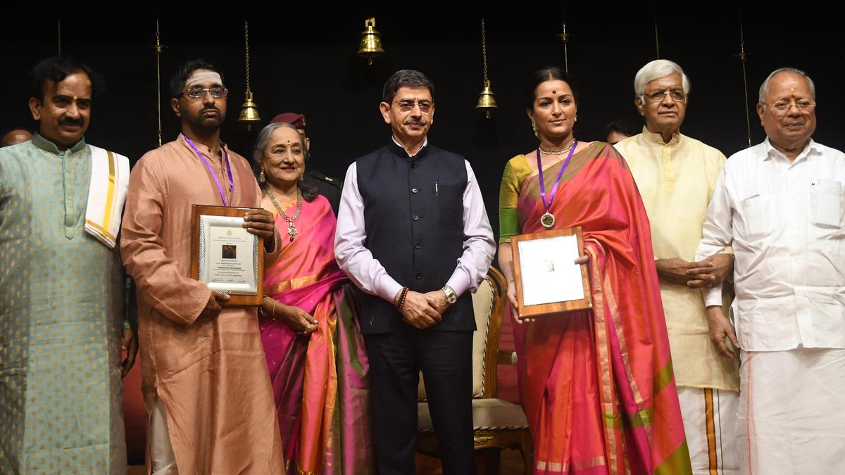 Vidhya Subramanian, Abhishek Raghuram honoured at Marghazhi Mela - The ...