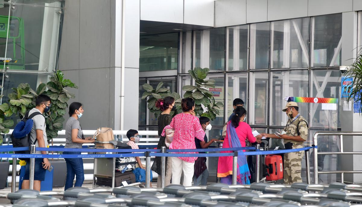 More check-in counters, frisking zones opened at Chennai airport ...