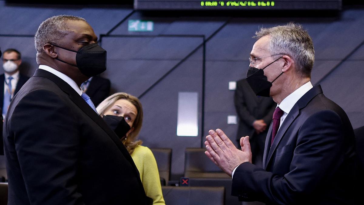 Doubting Russian exit, NATO looks to bolster its defenses - The Hindu