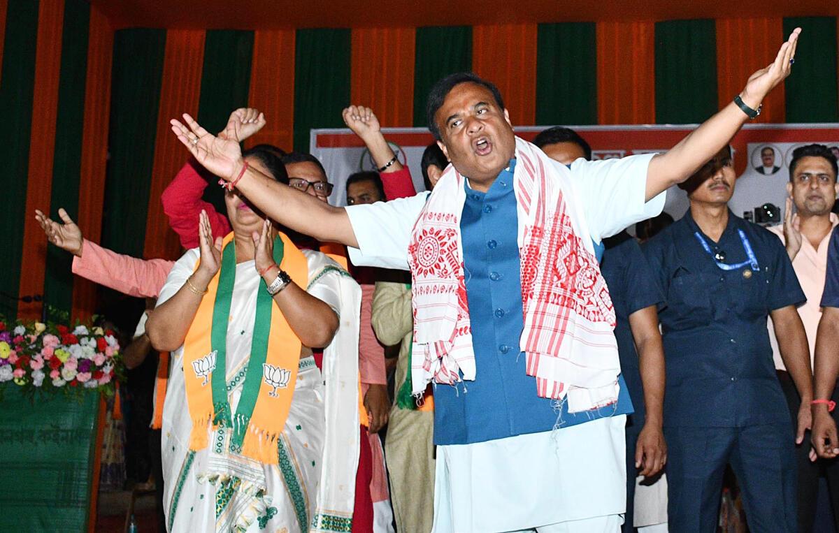Watch | Himanta Biswa Sarma on singing and dancing in his rallies - The ...