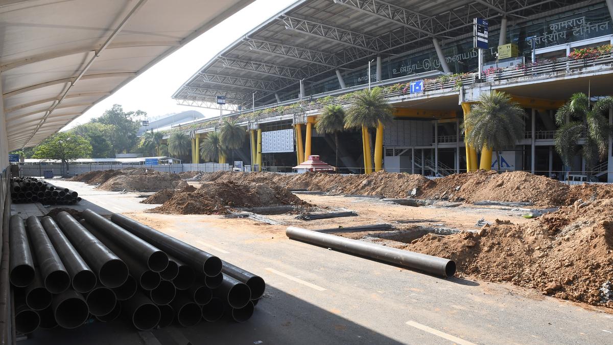 AAI begins construction of plaza outside the terminals at Chennai ...