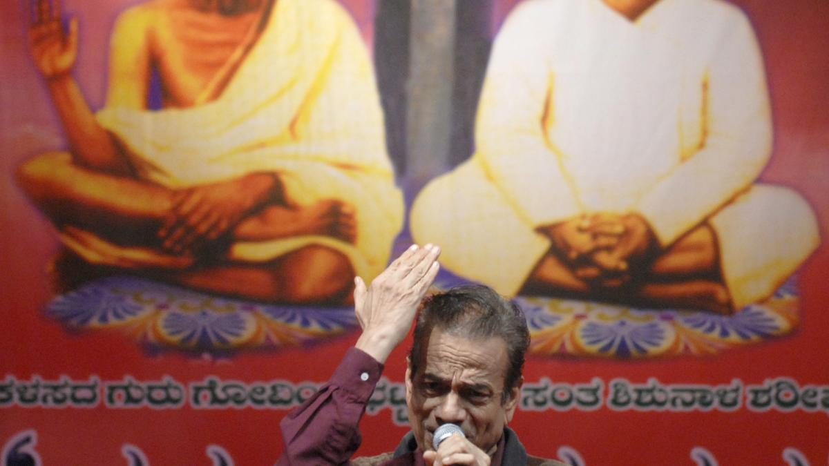 Shimoga Subbanna: the voice of Kuvempu - The Hindu