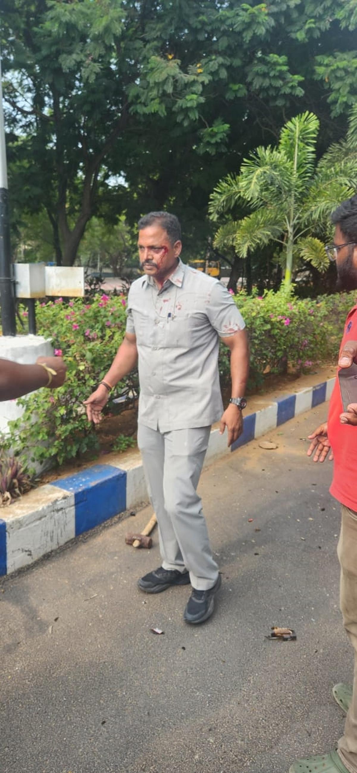 Situation tense in Tirupati as Chandragiri TDP candidate comes under attack - The Hindu