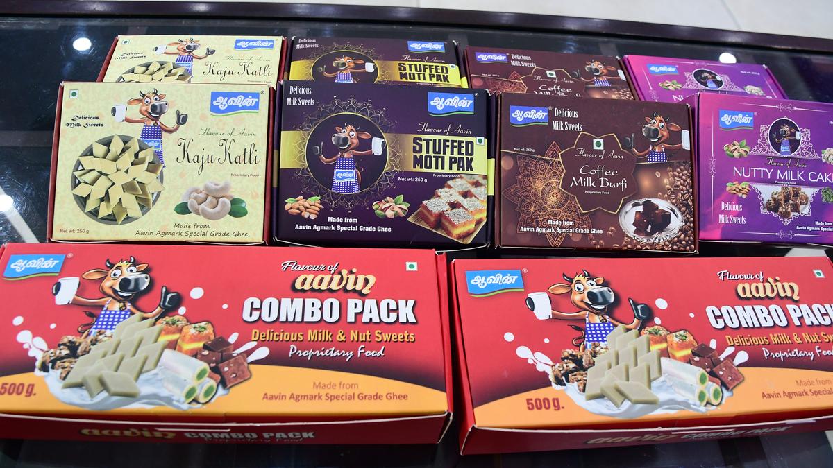 Aavin selling special sweets for Navaratri - The Hindu