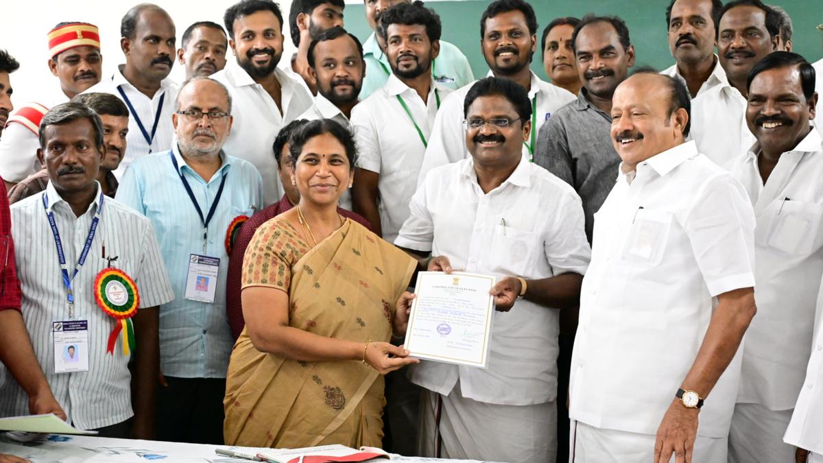 DMK wins Dharmapuri constituency after a close fight with the PMK - The Hindu