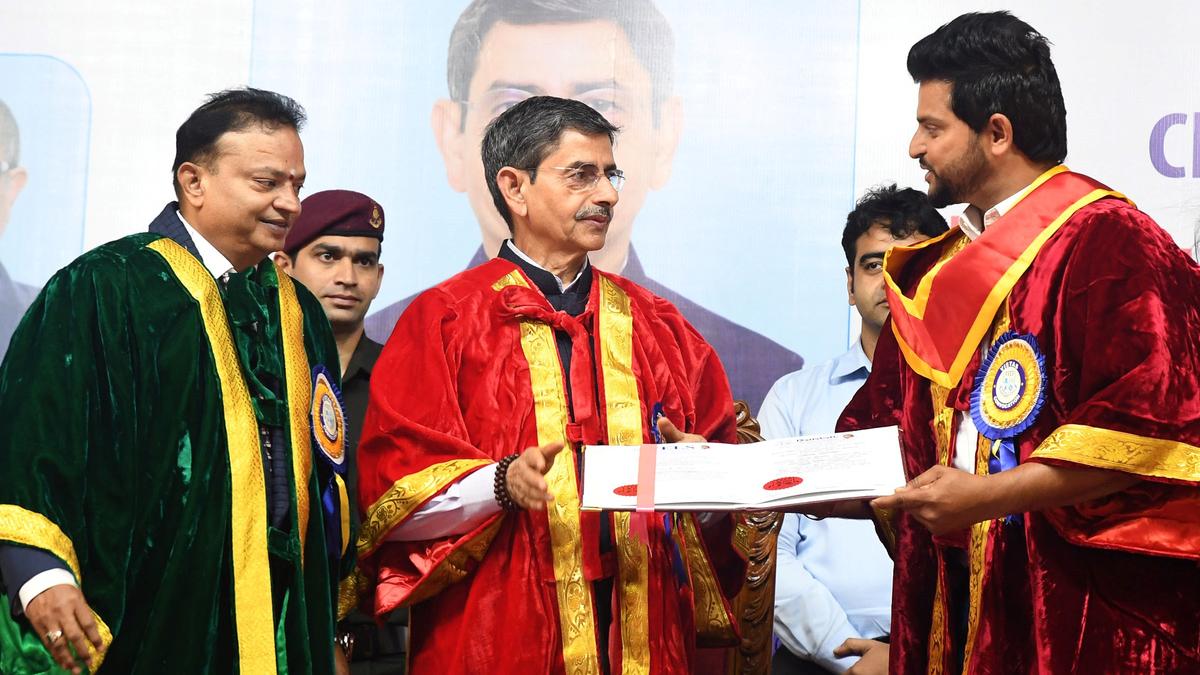 5,000 candidates get their degree at VELS University convocation - The ...