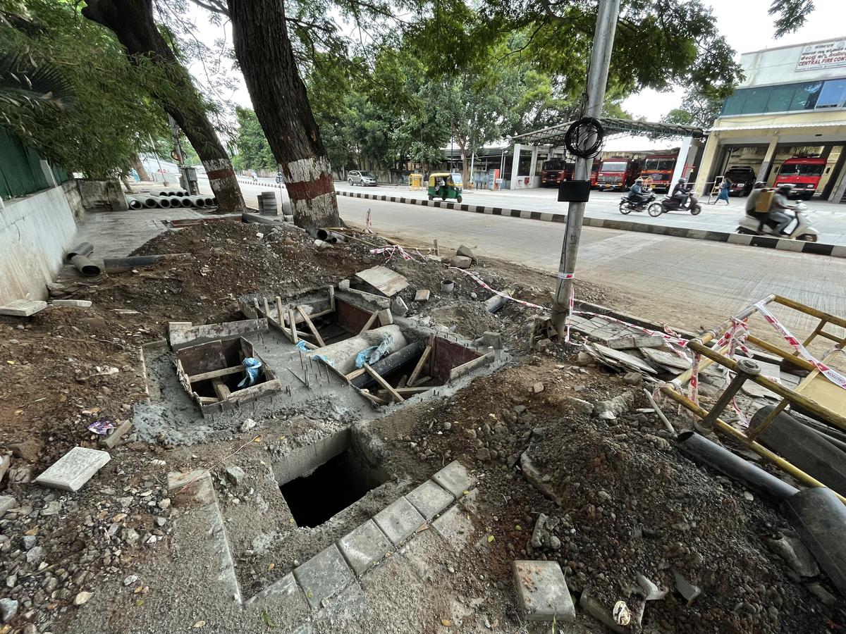 Footpaths in Bengaluru: Big talk, dangerous to walk Obstacles galore ...