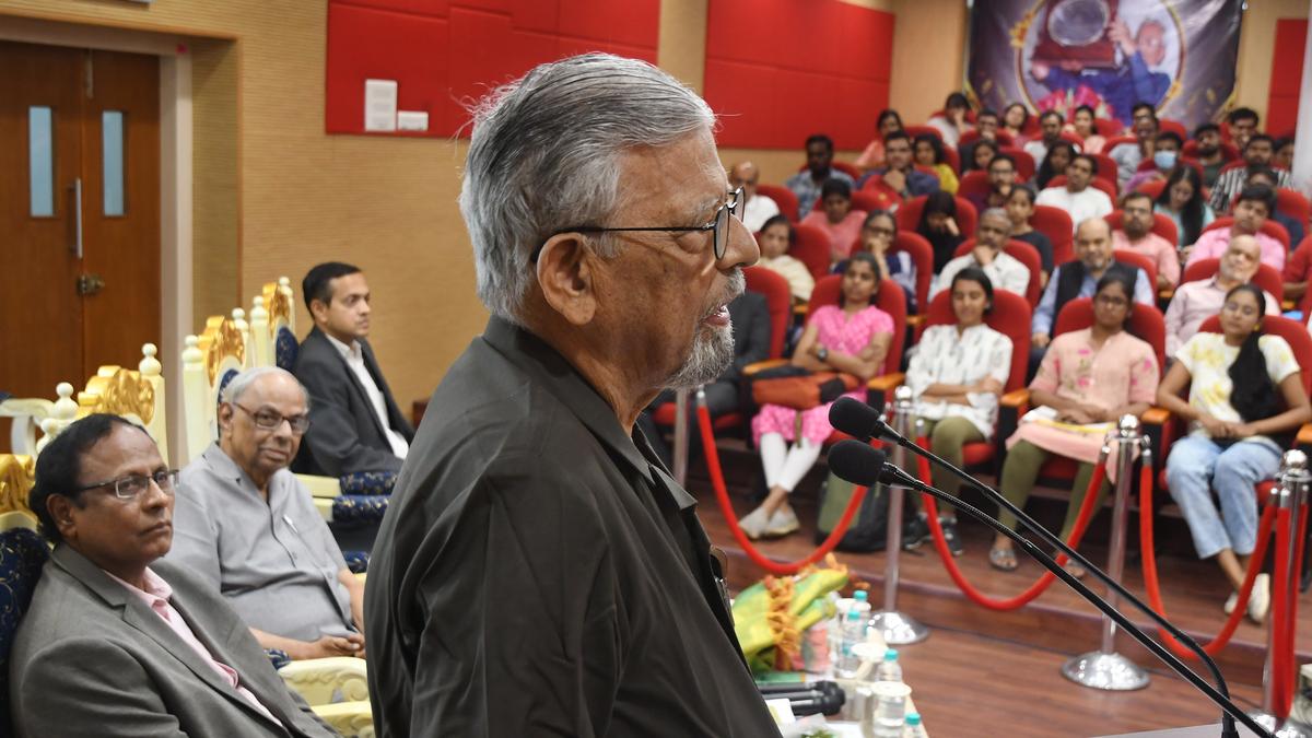 Vijay Kelkar delivers memorial lecture in Chennai - The Hindu