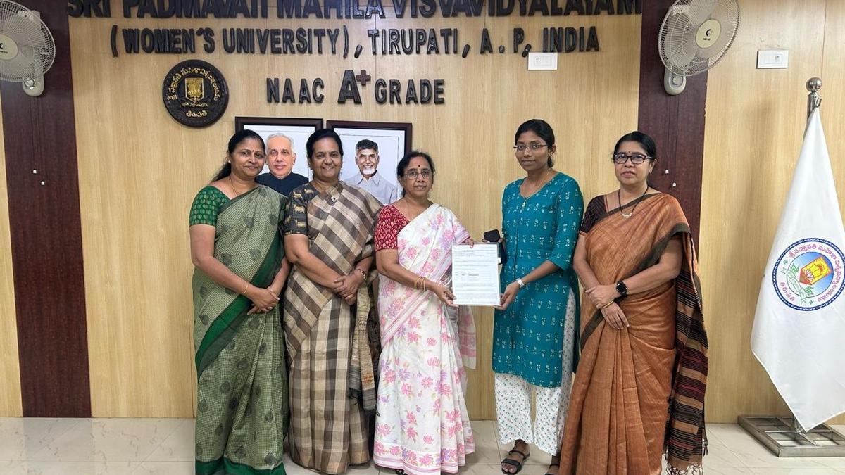 SPMVV student selected for SUSI programme - The Hindu