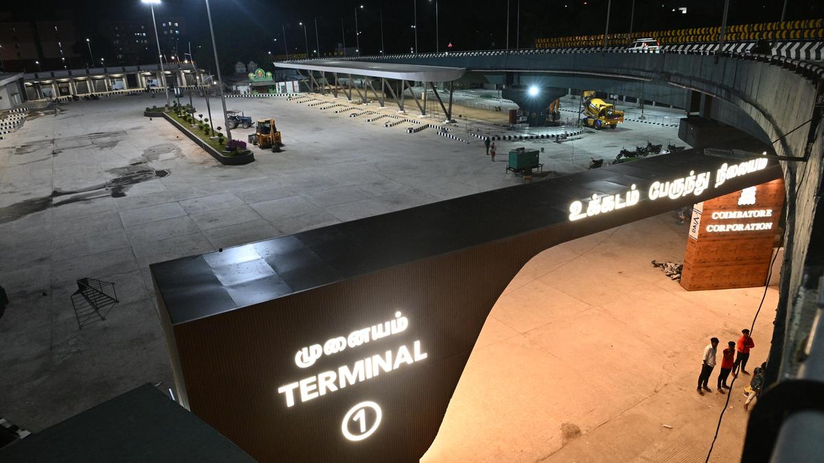Works on Terminal 1 at Ukkadam bus stand completed in Coimbatore - The ...