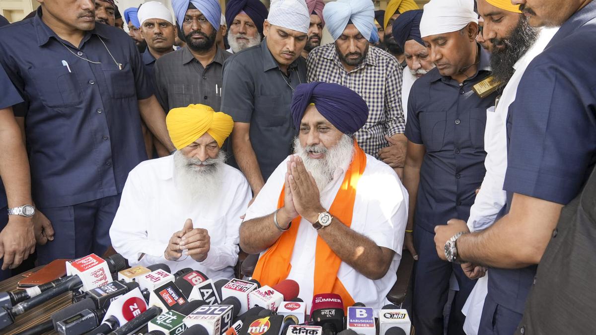 Sukhbir Badal re-elected as Shiromani Akali Dal president in Punjab, rebels call it a jolt to ...