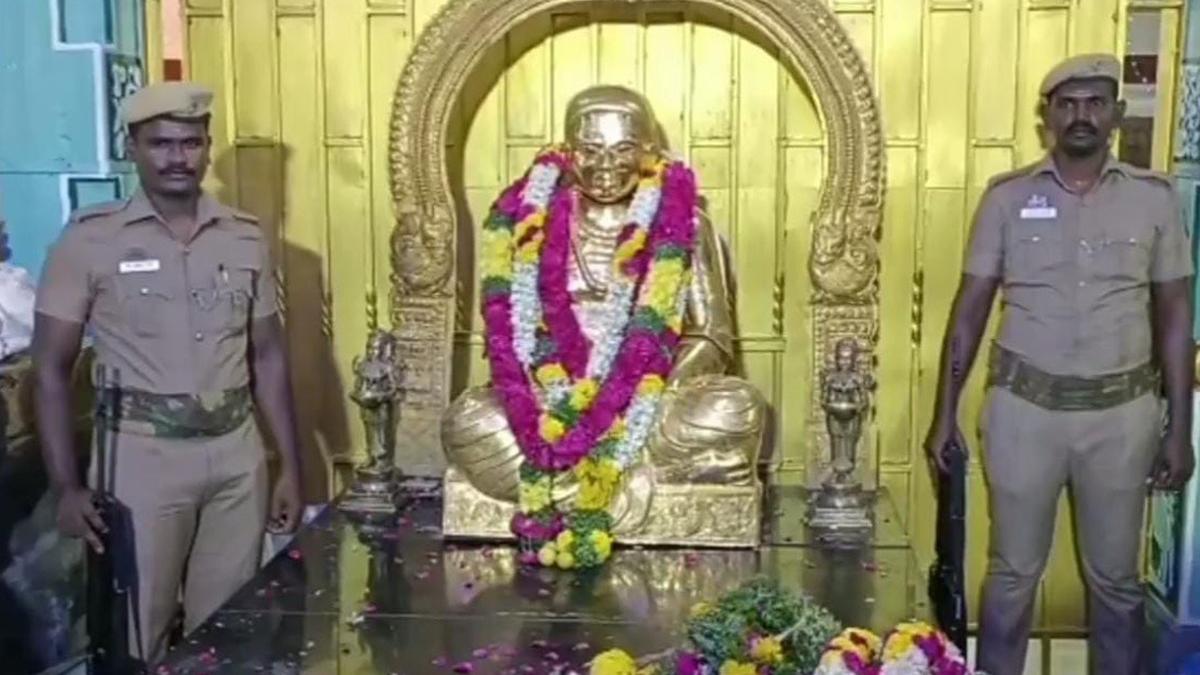 Armour installed on Thevar statue, security enhanced at memorial - The ...