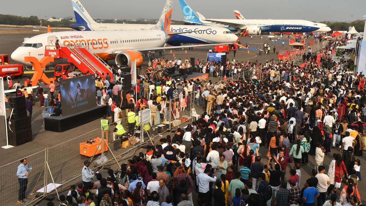 Wings India 2024 sees over 15,000 visitors on first public day - The Hindu