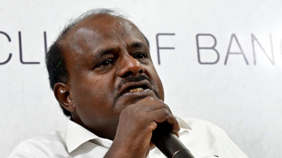 Necessity has not arisen for JD(S) to field Bhavani Revanna: Kumaraswamy - The Hindu