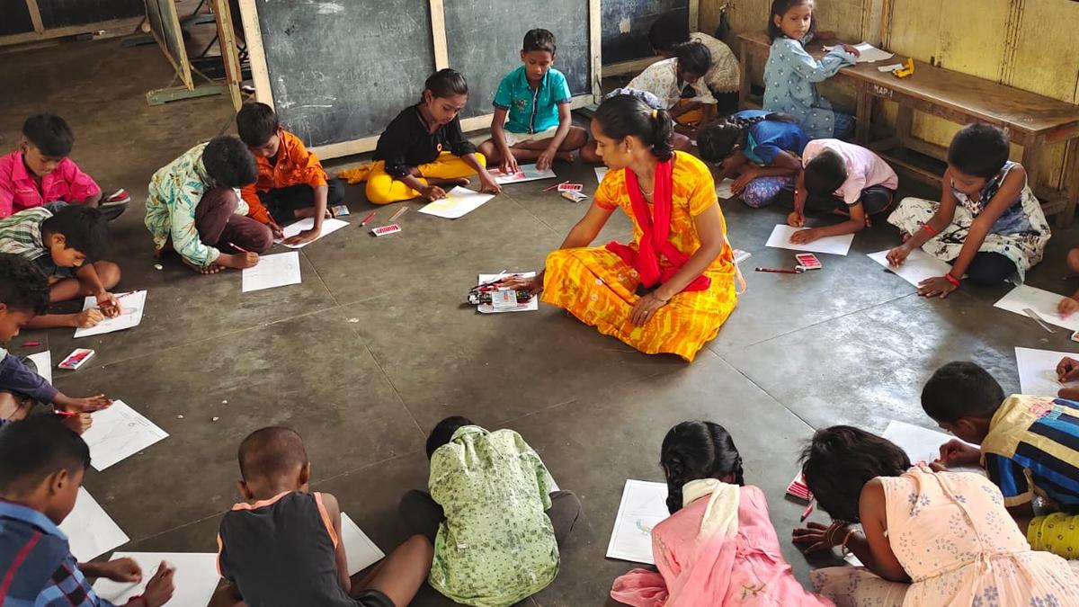 Underprivileged children attend skill training camp in Tiruchi - The Hindu