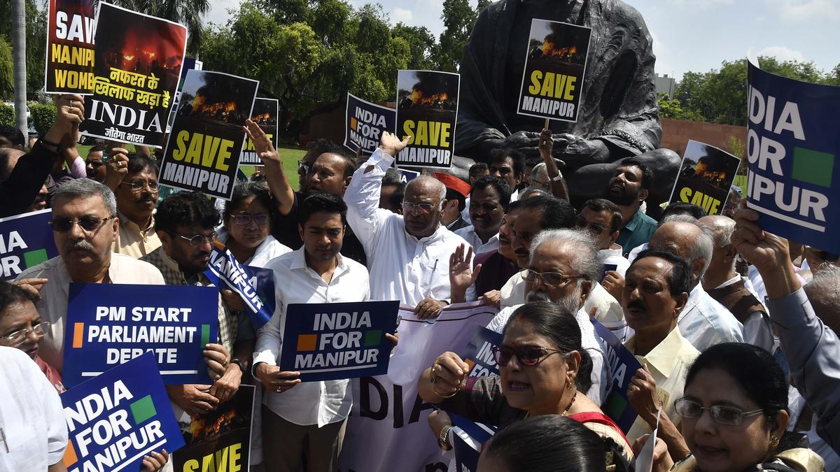 Gridlock over Manipur issue continues on Day 3 of Monsoon Session - The ...
