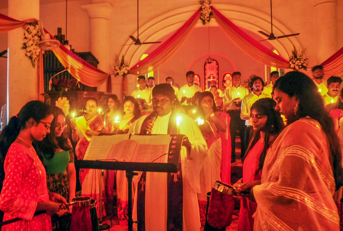 Visakhapatnam’s oldest choir group of St John’s Parish rings in the ...