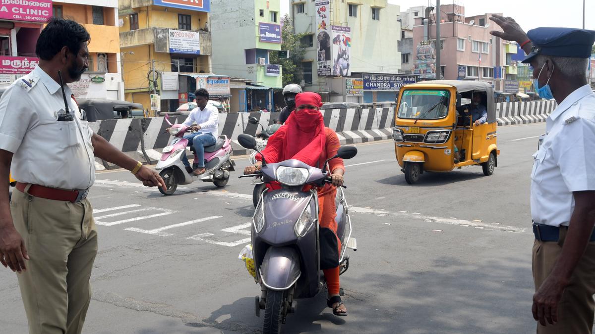 6,037 cases booked in two days for stop line violation in Chennai - The ...