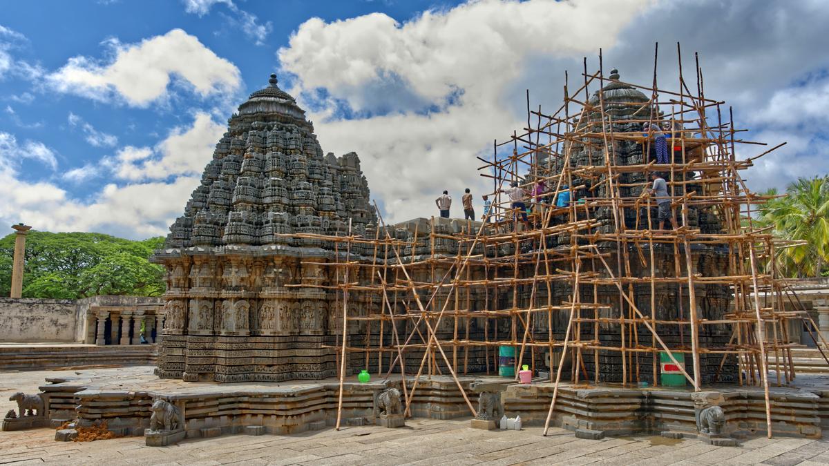 Keshava temple at Somanathapur getting a makeover ahead of UNESCO team ...
