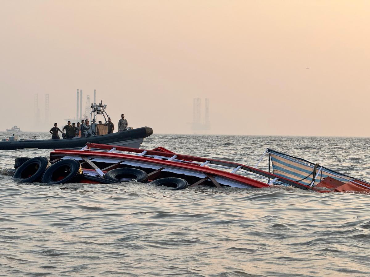 Mumbai boat accident: 14 killed after Navy boat crashes into ferry near ...