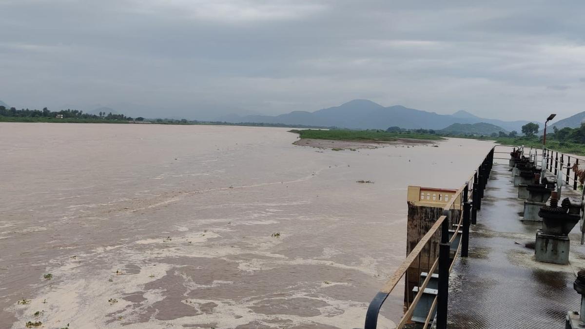 Vamsadhara in full spate with heavy inflows from Odisha - The Hindu