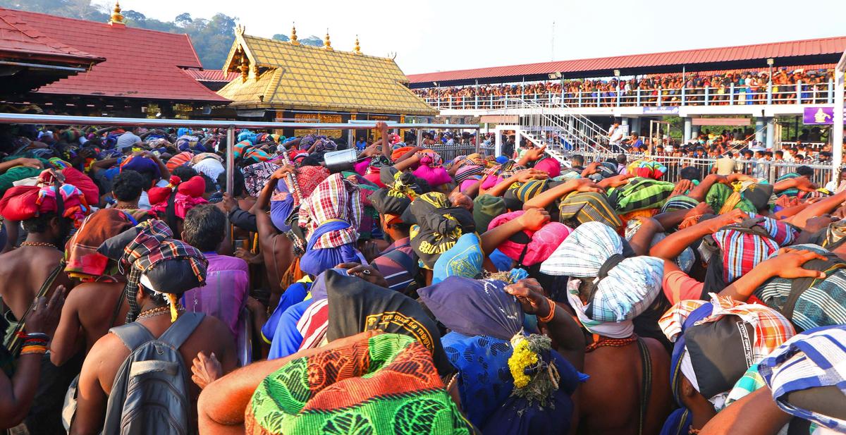 Makaravilakku preparations in full swing at Sabarimala - The Hindu