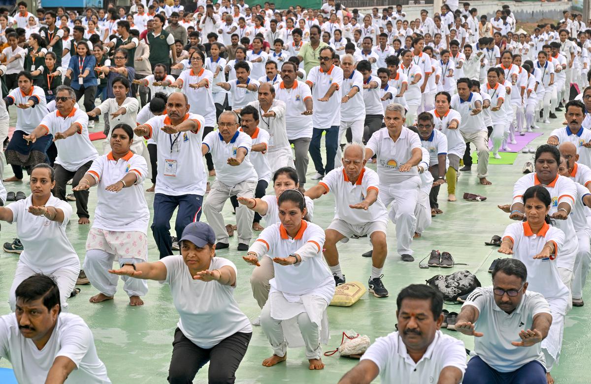 Yogandhra 2025: Visakhapatnam set to host mega yoga event with 5 lakh ...
