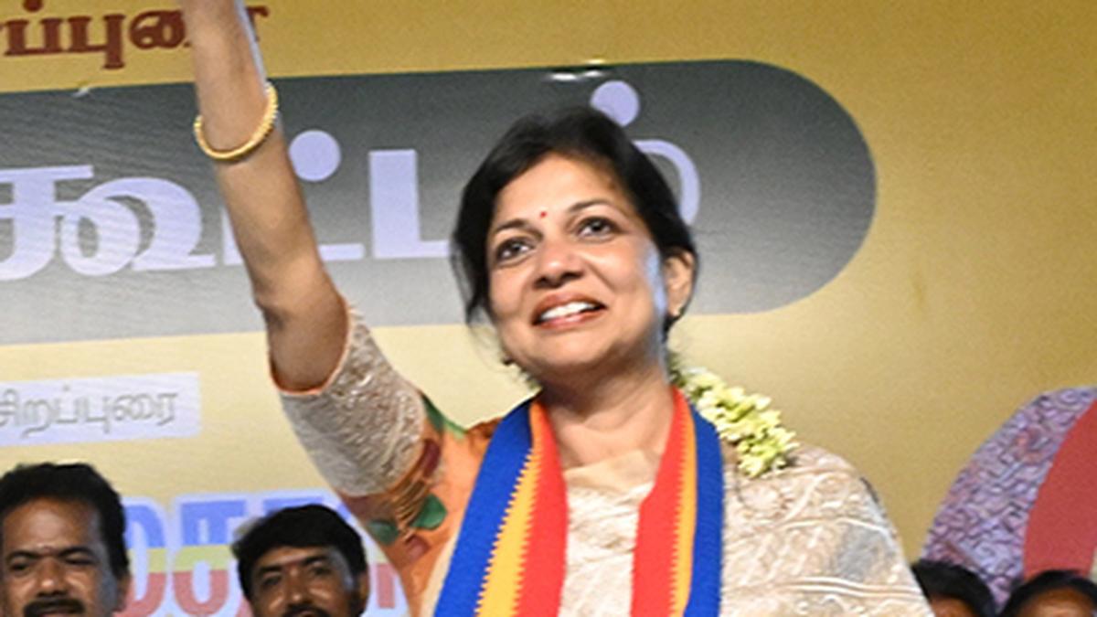 PMK will script a historic win in Vikravandi bypoll: Sowmiya Anbumani - The Hindu