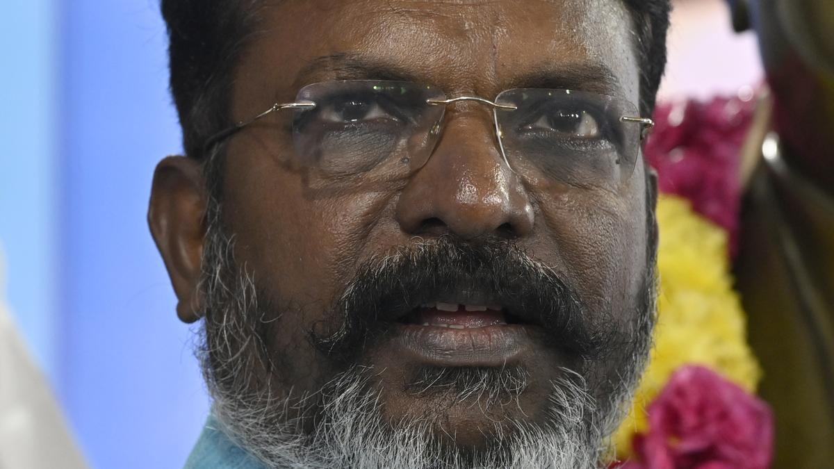 Man arrested for derogatory post on VCK chief Thol. Thirumavalavan - The Hindu