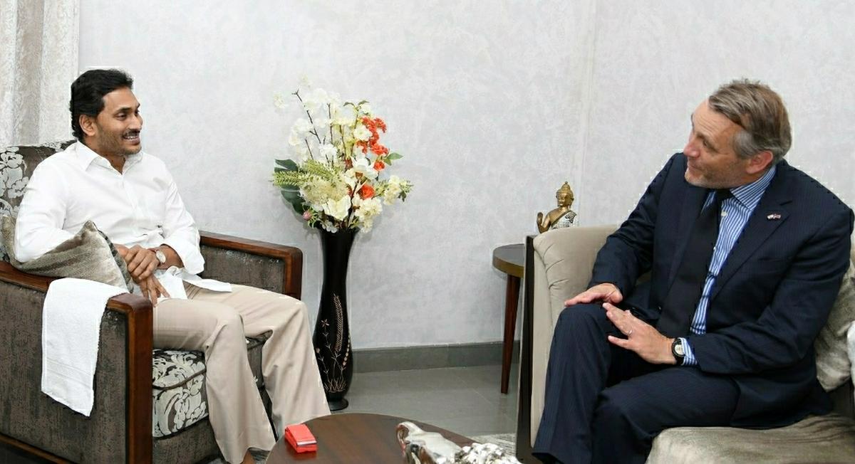 British Deputy High Commissioner Gareth Wynn Owen calls on Andhra ...