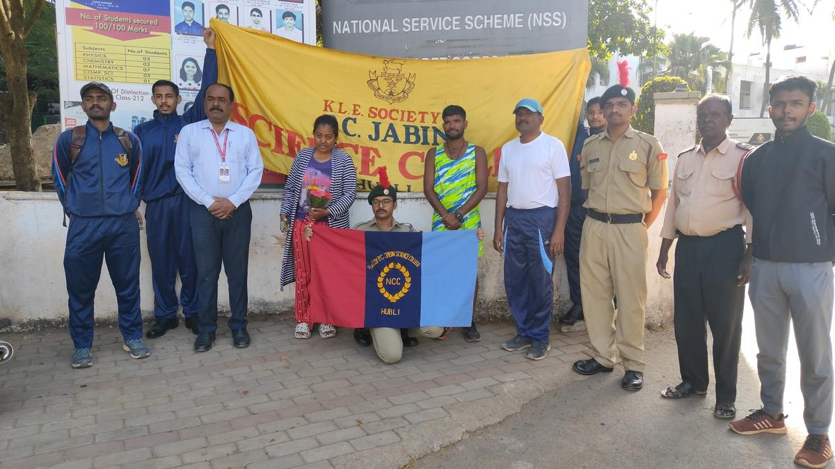 ‘Save Youth and Save Nation’ athlete reaches Hubballi - The Hindu