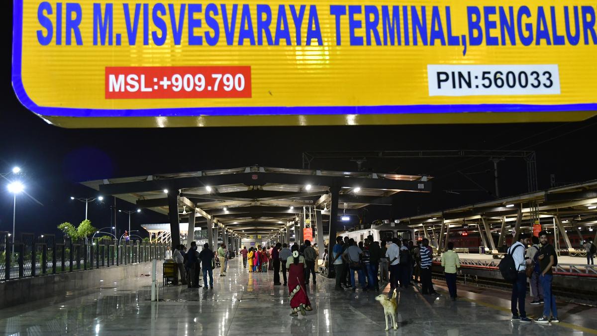 Special train on demand to run between SMVT and Trichy - The Hindu