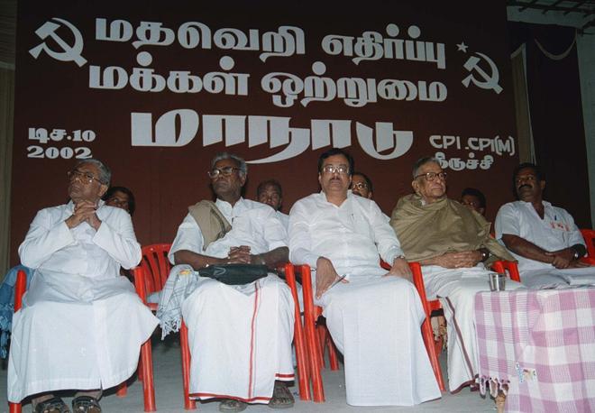 Veteran CPI(M) leader Sankaraiah cremated with state honours in Chennai ...