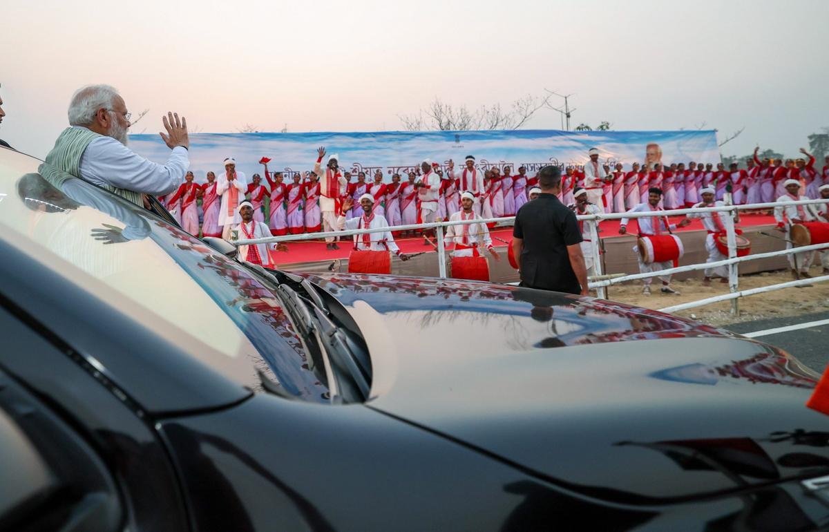 PM Modi reaches Assam amid anti-CAA mood - The Hindu