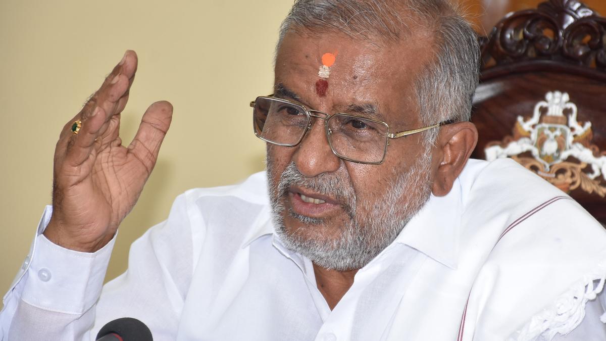 G.T. Deve Gowda hits back at H.D. Revanna for claiming that H.D ...