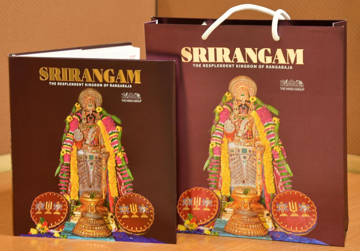 Coffee-table book on Srirangam temple released - The Hindu