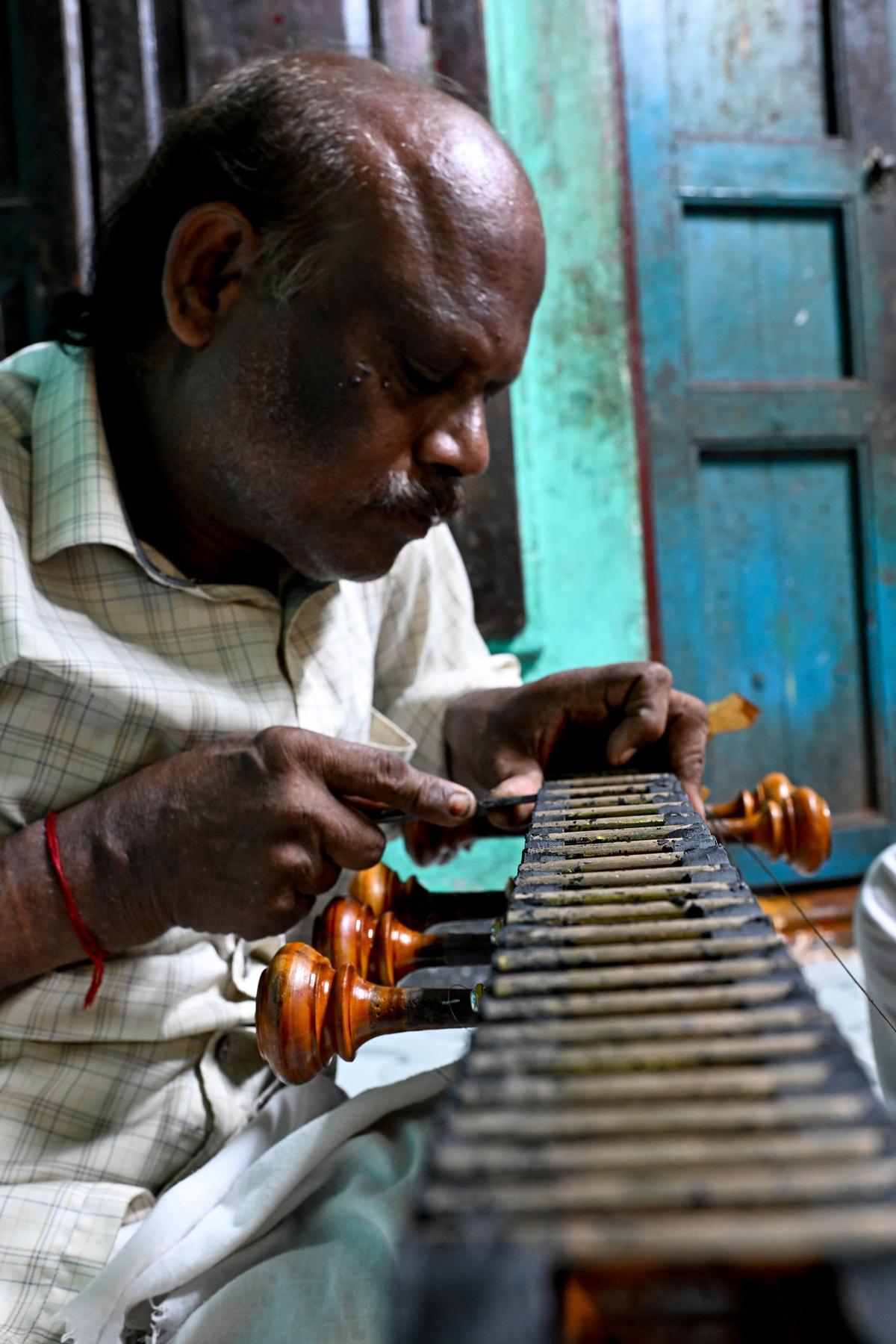 In Frames: Thanjavur tunes its wood stock - The Hindu