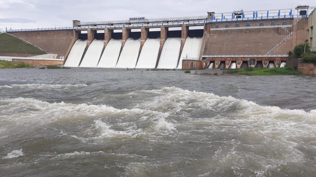 Surplus water being released from Vaigai dam - The Hindu