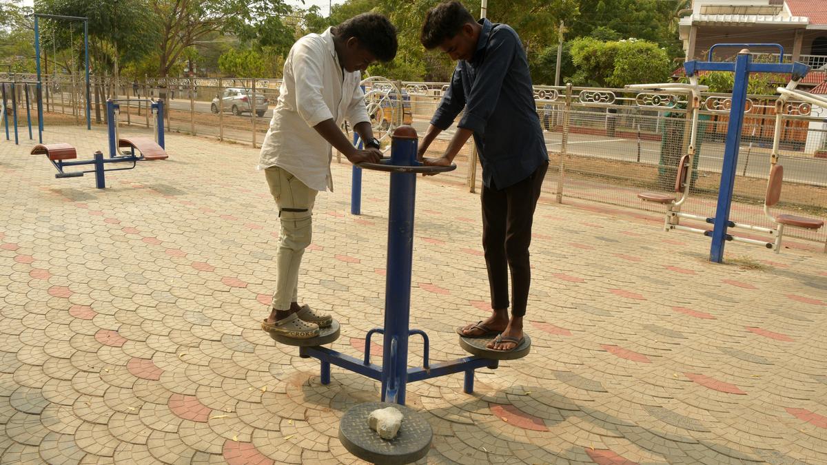 Poor upkeep of equipment at open gyms draws flak - The Hindu