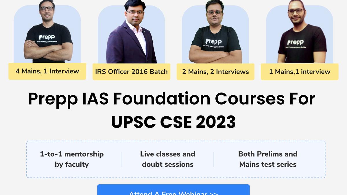 Prepp IAS launches India’s First UPSC 2023 Foundation course with 1:1 ...