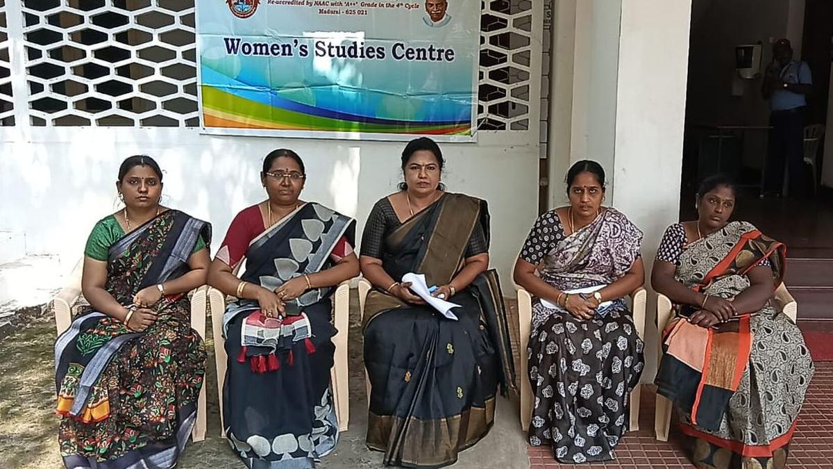 MKU Women’s Study Centre staff observe fast, demanding pending salary ...