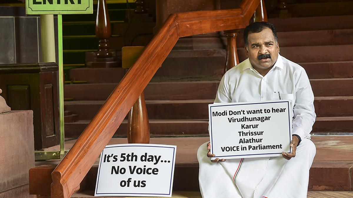 Congress’s Manickam Tagore writes to LS Speaker, accusing PM of breach ...