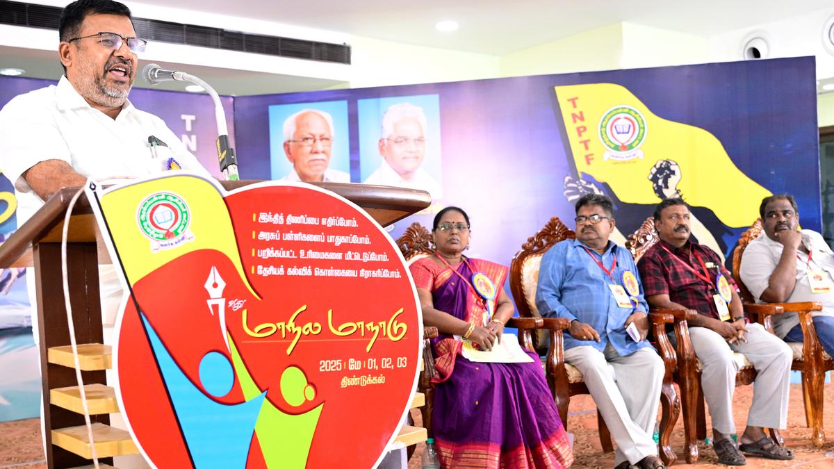 Dindigul MP slams Central government for NEP, Hindi imposition - The Hindu